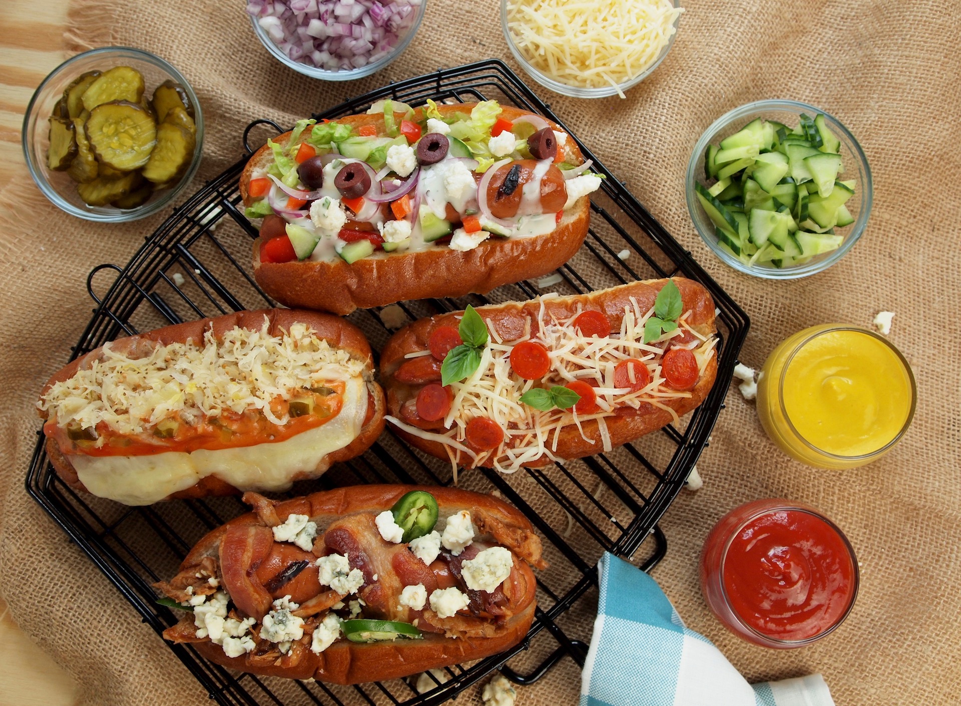 Hot Diggity Hot Dog Bar - Emily Ellyn