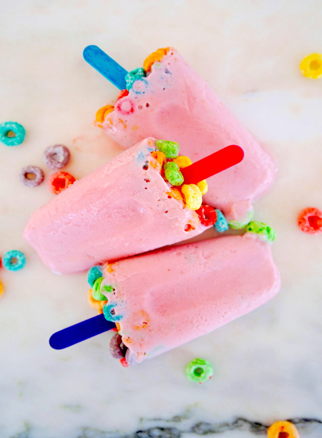 Frozen Milk and Cereal Bars - Emily Ellyn